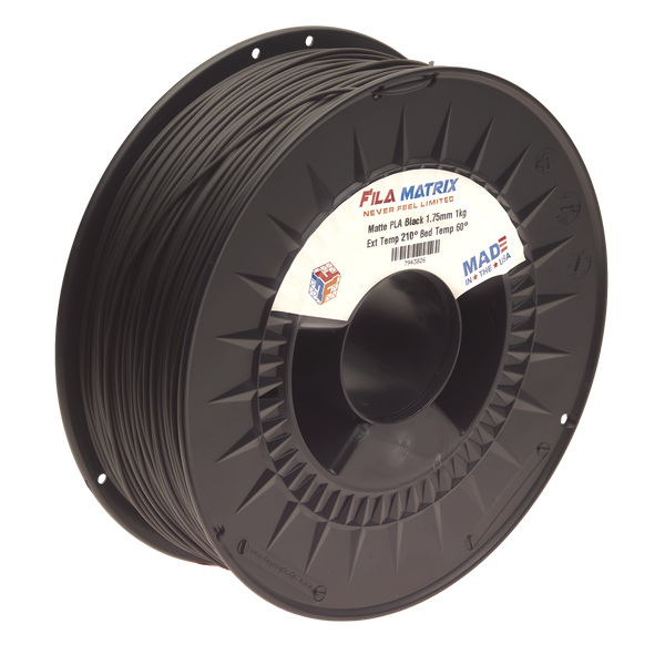 Matte PLA 3D Printer Filament - Filamatrix