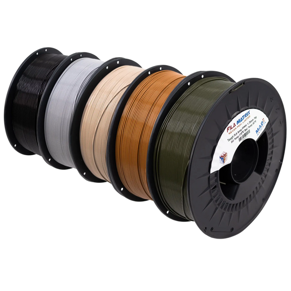 Tough PLA Military Tactical Color 5-Spool Bundle | Made in USA | AMS ...